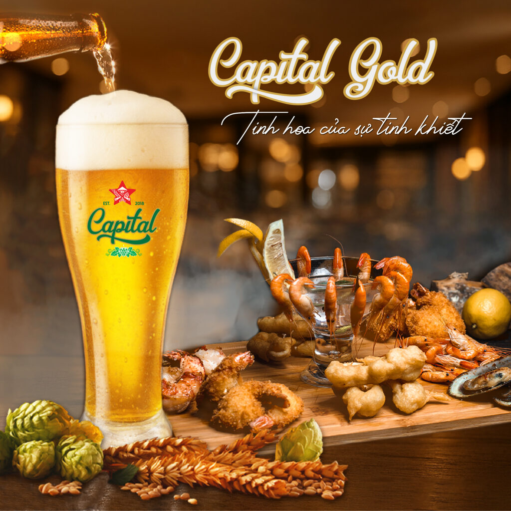 CAPITAL GOLD – TINH HOA CỦA SỰ TINH KHIẾT - Công Ty CP Bia Việt Nam